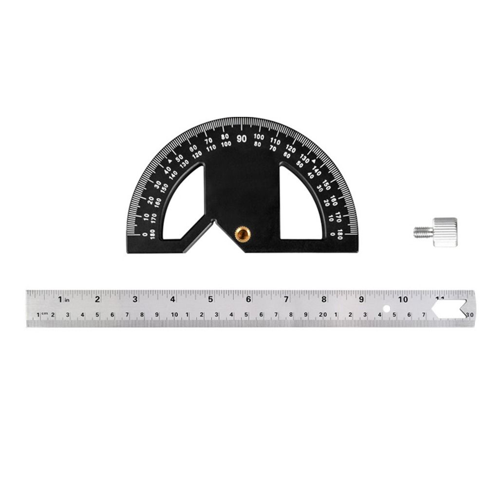 TI9P 8-Inch Adjustable Protractor Angle Finder with 0-180 Degrees ...
