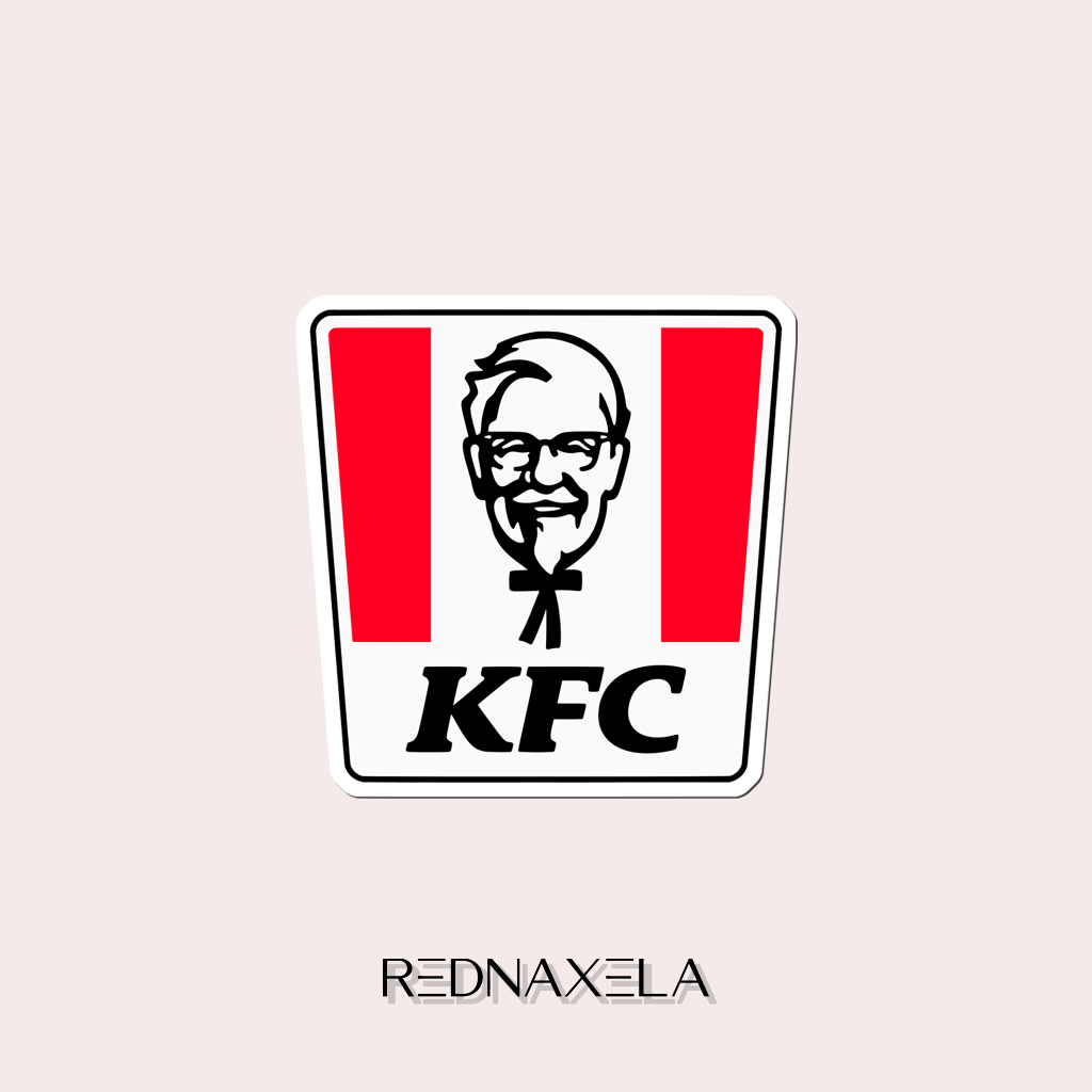 Stiker Vinyl KFC Stiker Koper Outdoor Waterproof Sticker | Lazada Indonesia