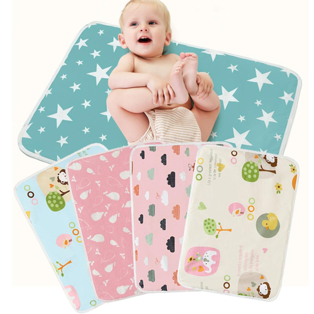 Tawakkal Mart 3 Pcs Infant Baby Diaper Changing Mat Bed Protector ...