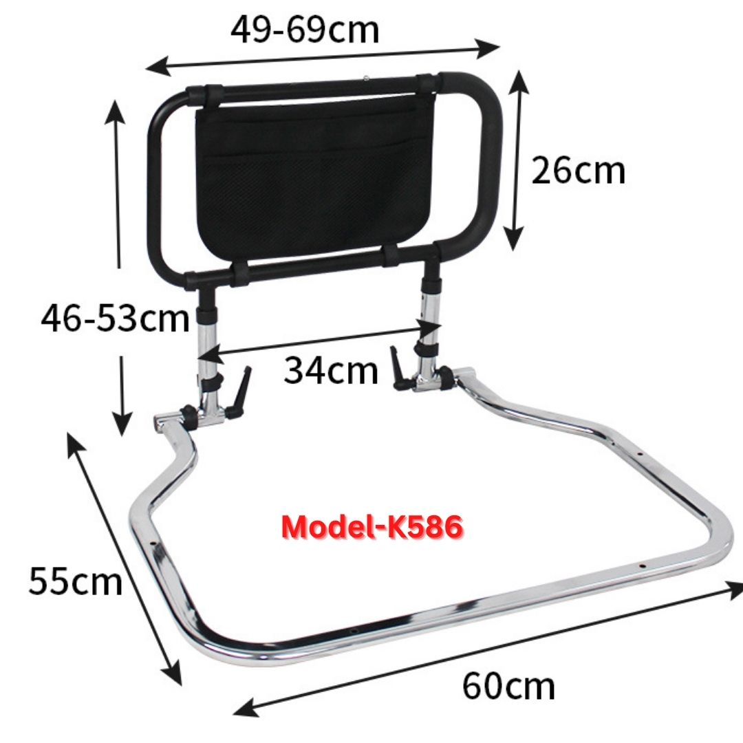 Adjustable Fall Prevention Safety Bed Guard Bed Rail for Elderly/Adults ...