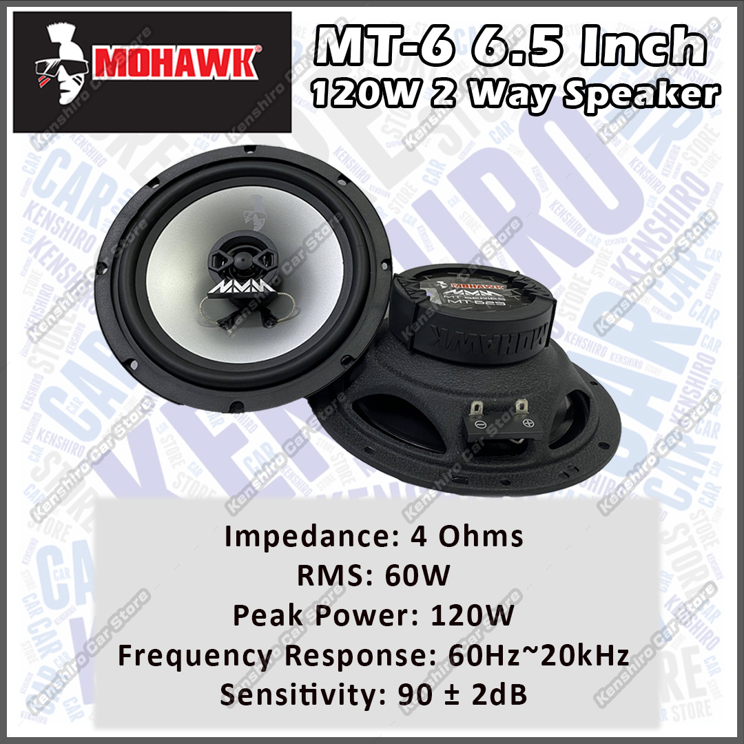 100% ORIGINAL MOHAWK MT SERIES 6.5" SPEAKER MT-6 Mid Bass Speaker / MT ...