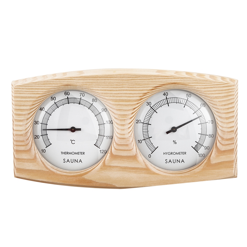 Sauna Room Wood Thermometer Hygrometer Steam Sauna Room Thermometer ...