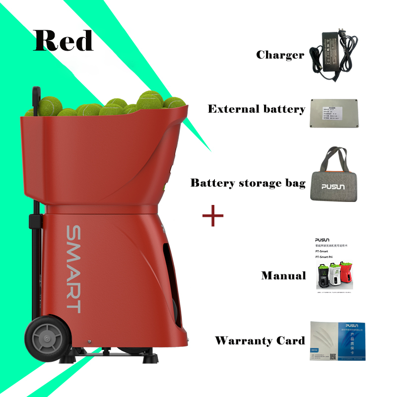 【New arrivals】Pusun PT-Smart Portable Intelligent Automatic Tennis Ball ...