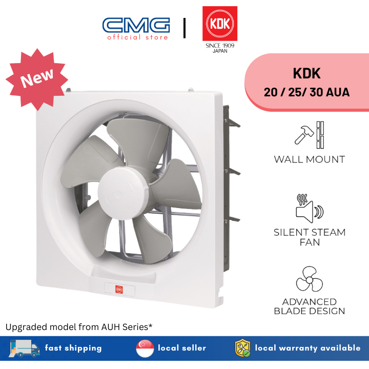 KDK 20AUA/ 25AUA/ 30AUA Exhaust Fan Wall Mount Ventilating Fan ...