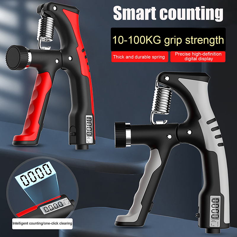 Adjustable Portable Electronic Counting Timing Grip 10-100KG ...
