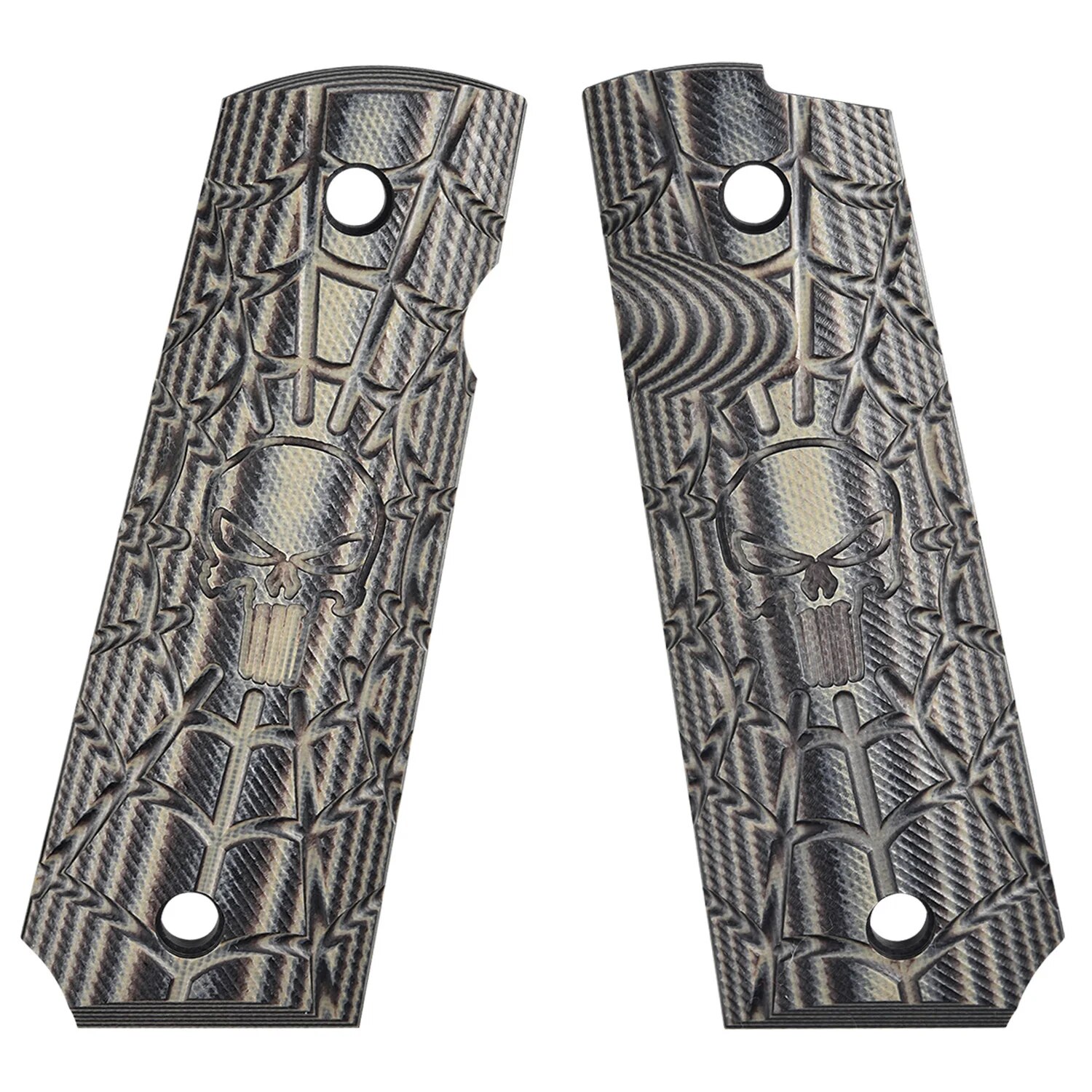 1911 Grips G10 Full Size Grip Skull Skeleton Texture | Lazada PH