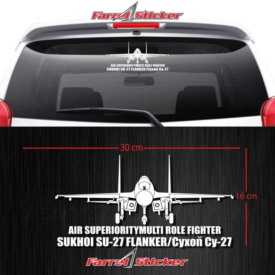 stiker pesawat sticker sukhoi | Lazada Indonesia