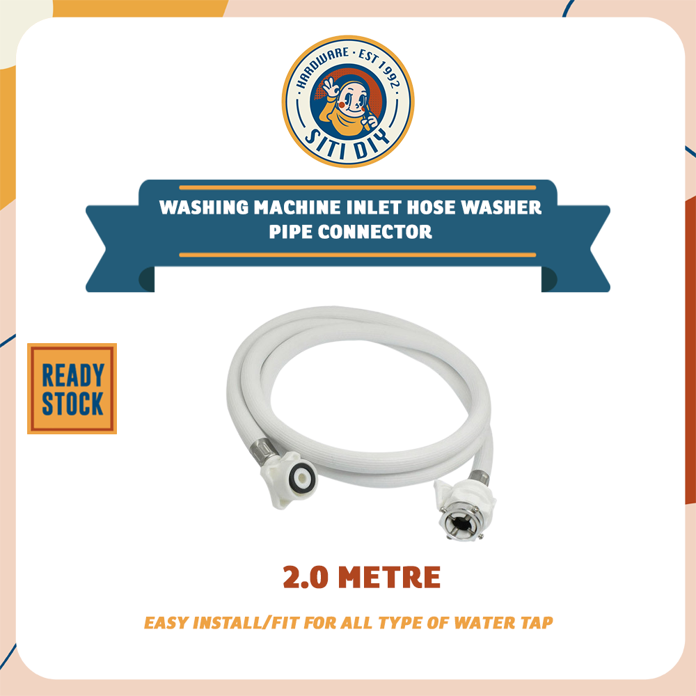 [SITIDIY] Washing Machine Inlet Hose Washer Pipe Connector ; Paip Mesin ...