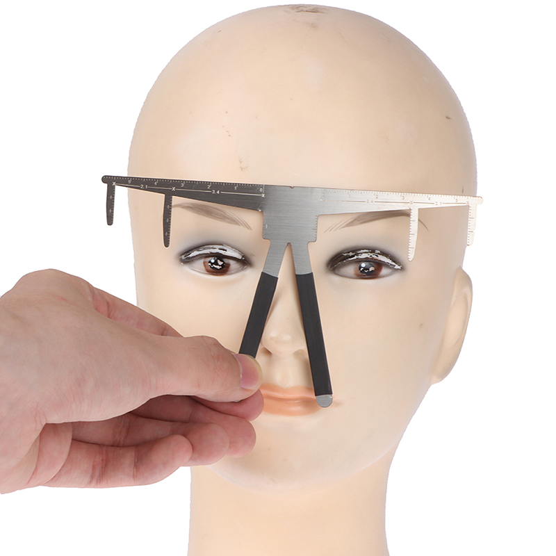 Microblading Measure Three-Point Positioning Balance Ruler Eyebrow ...