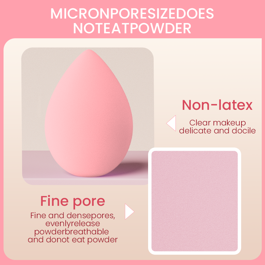 16 Packs Pink Makeup Set Sponge and Makeup Puff Set Cotton Candy Makeup ...