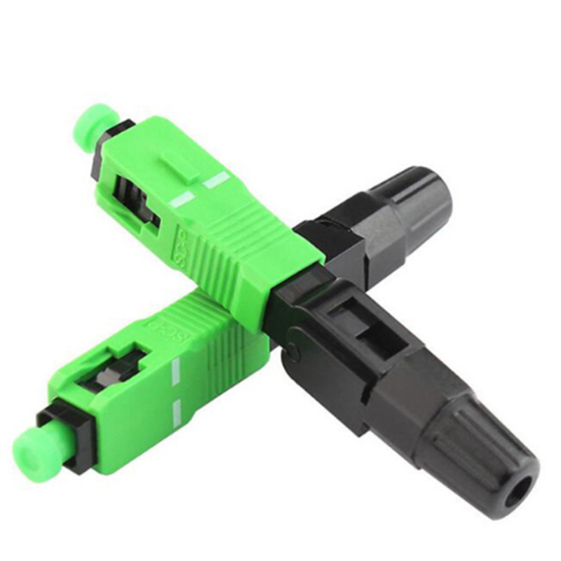 10pcs Single-Mode Fiber Optic SC APC Quick Fast Field Assembly ...