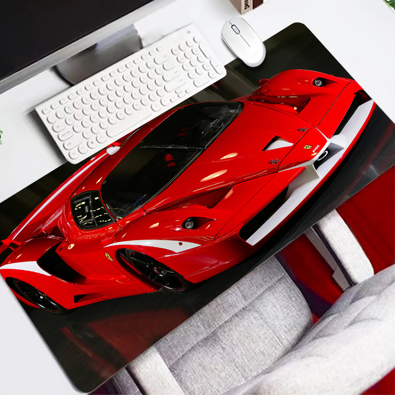 Ferrari Car Beautiful Landscape Pattern Mousepad DIY Desk Pad XXL HD ...