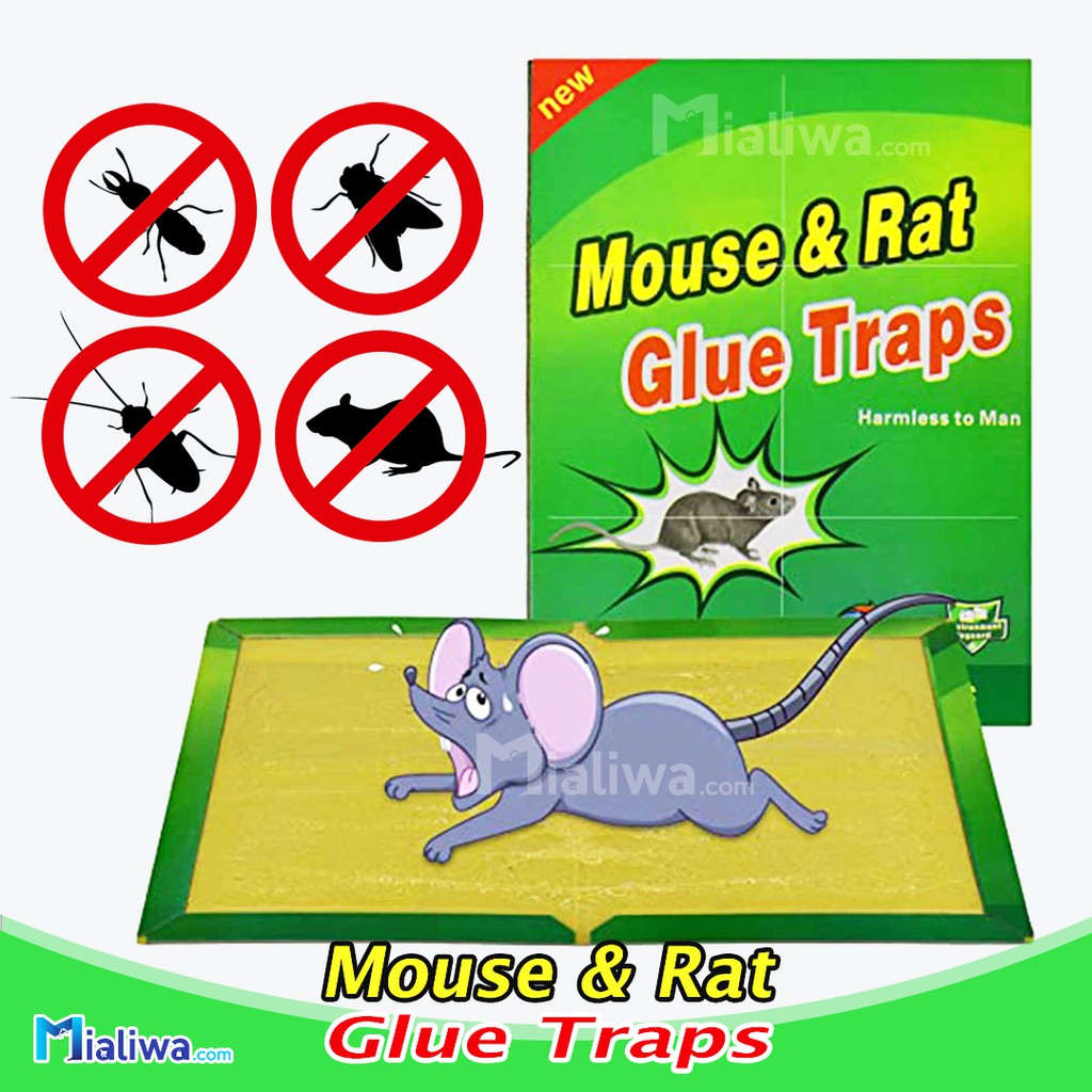 1 Piece Rat & Mouse Glue Board Traps Mousetraps Pest Traps Cockroach ...