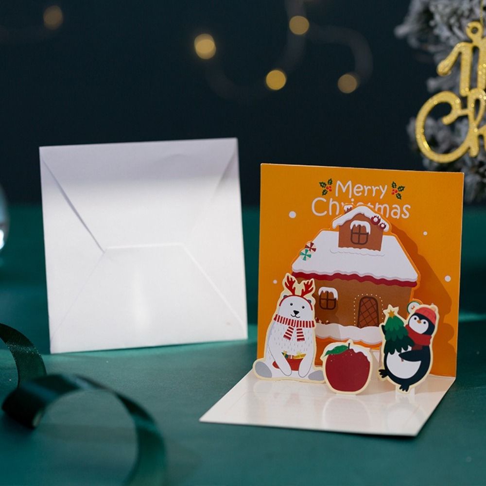 Cartoon Snowman New Year Gifts Friends Family Birthday Blessing Cards ...