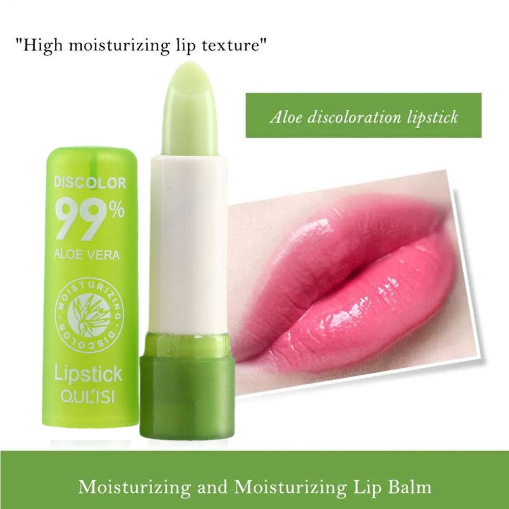 Aloe Vera Discolored Lip Balm Jelly Magic Color Changing Moisturizing ...