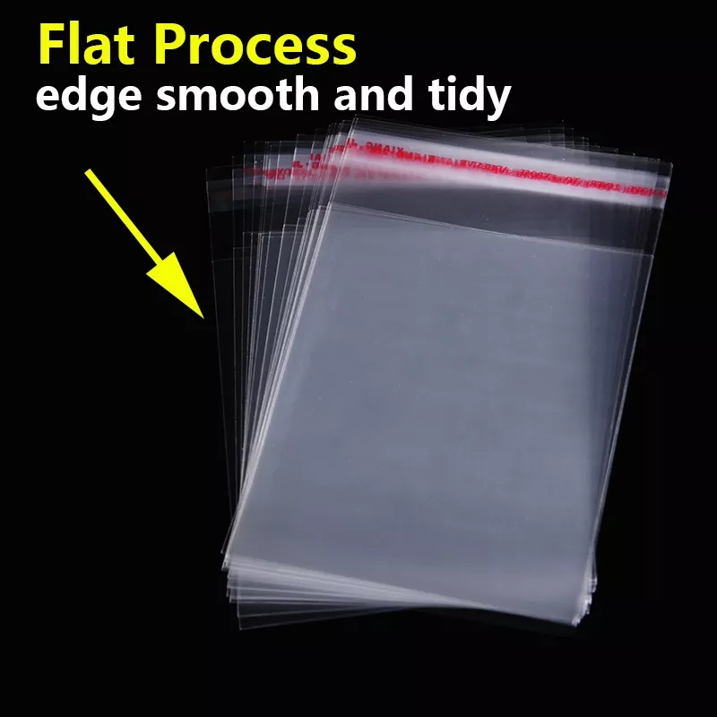 Flyers Transparent Self Sealing Bags Bundle of 50 Flyers Small Poly OPP ...