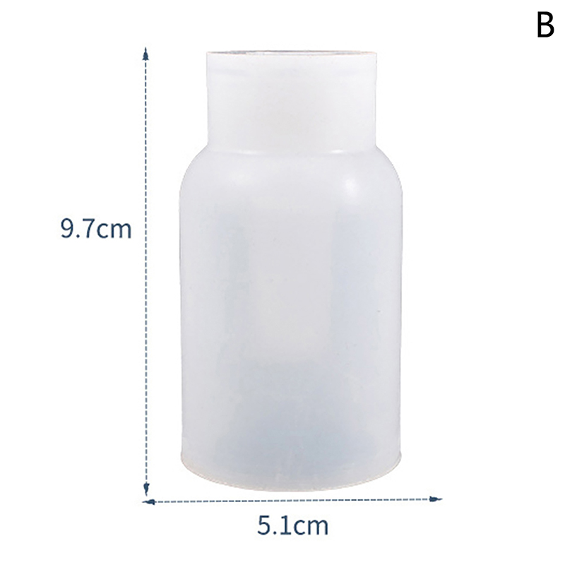 Art Flower Vase Silicone Mould Creative Gypsum Vase Ornaments Mold DIY ...