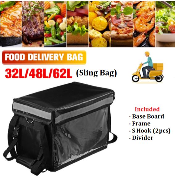 Insulated Thermal Bag Delivery Bag Food Delivery Motorcycle Bag ...