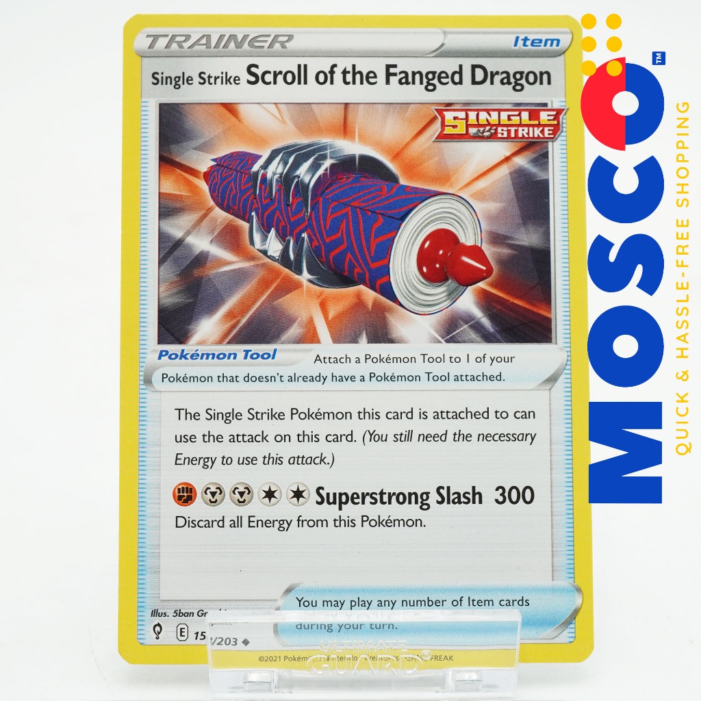 Single Strike Scroll of the Fanged Dragon - 158/203 - Uncommon ...