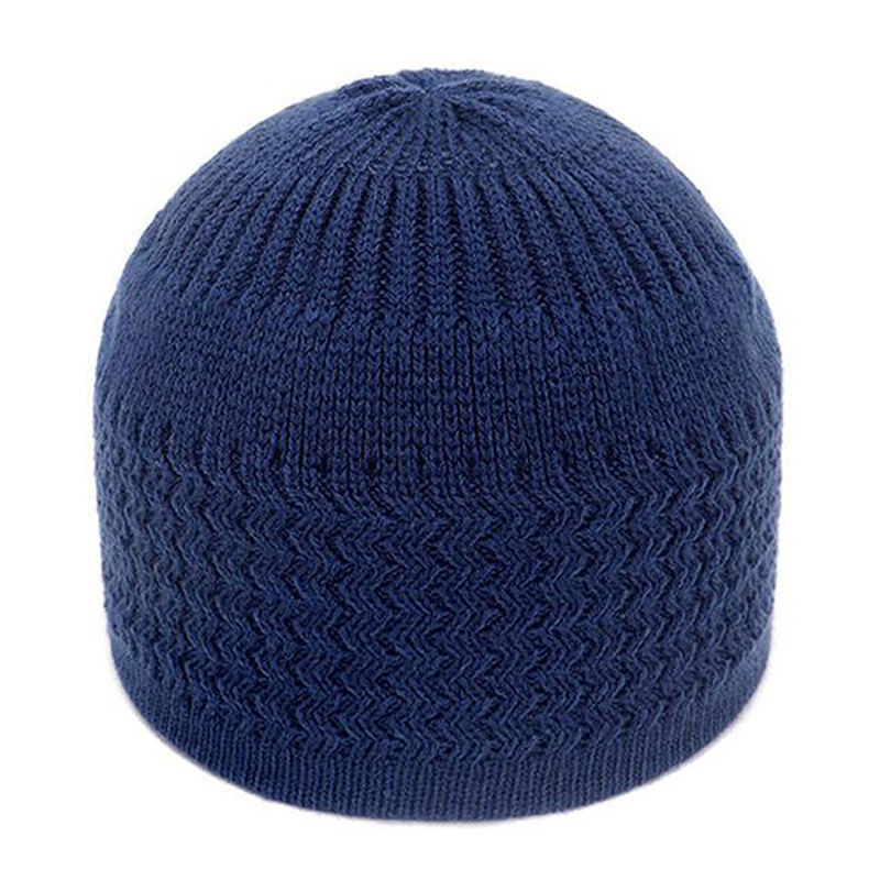 Casual Knitted Muslim Men Prayer Hats Winter Warm Beanies Cap Islamic ...