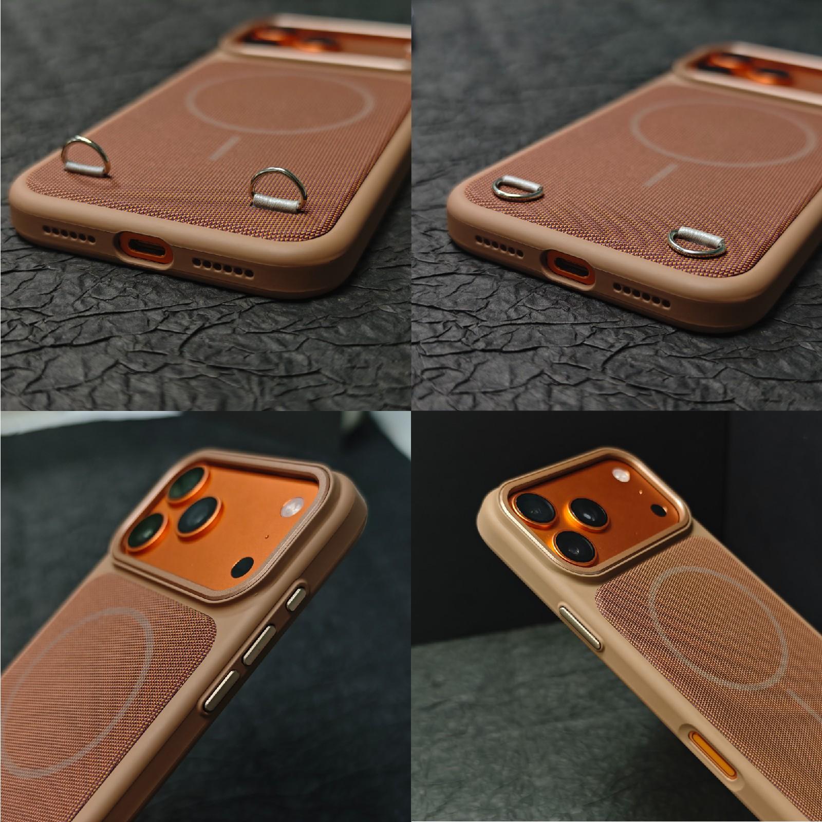 New- Skin Feel PC + Technology Cloth Magnetic Phone Case For iPhone 17 ...