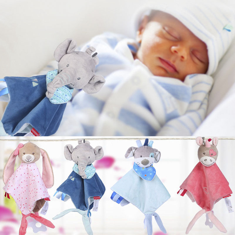 【Folio & Light】Baby Comforter Toy Bunny Plush Stuffed Toy Appease Baby ...
