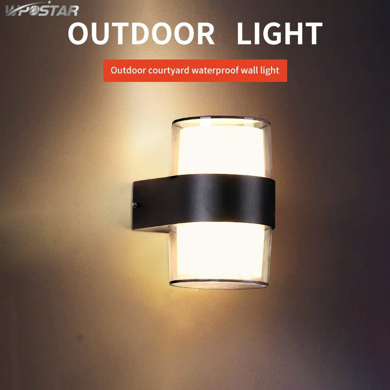 Outdoor Wall Light LED Wall Lamp IP65 Waterproof Lampu Dinding For Yard ...