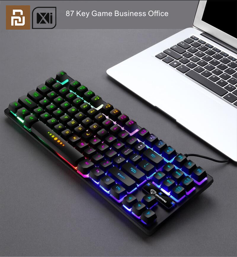 Xiaomi Digital 87 Keys Mechanical Keyboard RGB Backlit Blue Switch ...