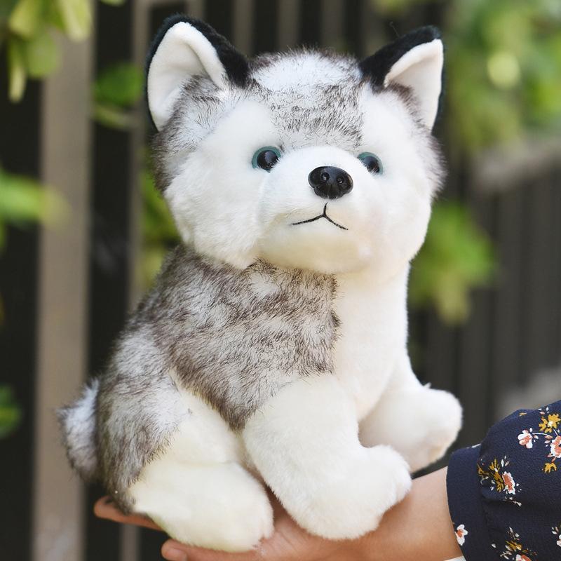 Hittime 20cm Cute Plush Stuffed Husky Dog Toy Doll Kids Children Gift ...