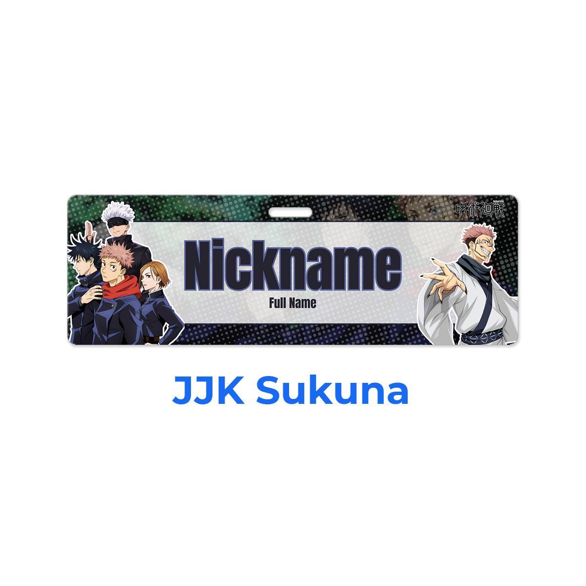 [PDP] Customized PVC / PET / Laminated Name Tag Anime Designs Size 2"x6 ...