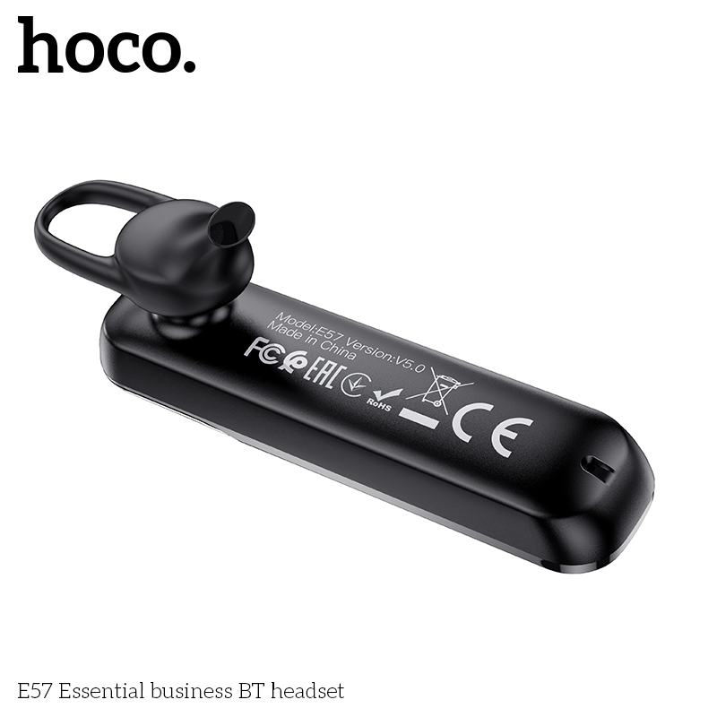 HOCO E57 หูฟังบลูทูธ หูฟังสมอลทอล์คจิ๋ว หูฟังไร้สายข้างเดียว มีไมค์ Essential Wireless headset ...