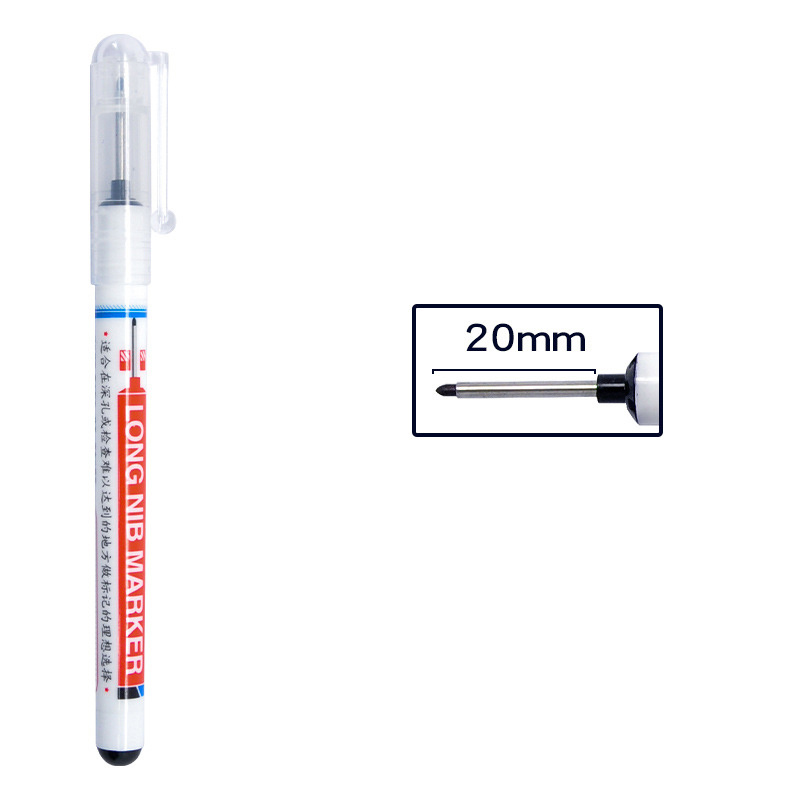 3Pcs Longer Nib Metal Marker Supplies Tile Drawing Line Special Black ...