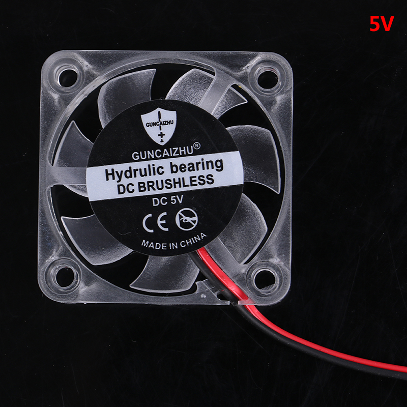 4010 DC 5v 12v 24v Cooling Fan LED Iight Emitting Hydraulic Bearing ...