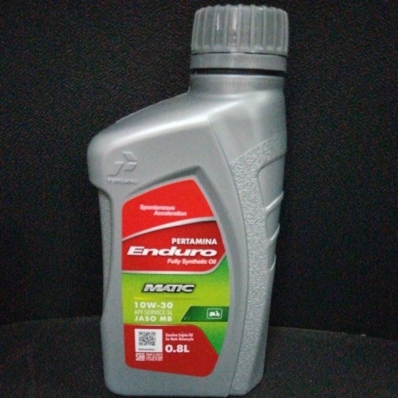 Enduro Matic Oli Pertamina 10W-30 800ml 1 Liter Oil Motor Matik Matic ...