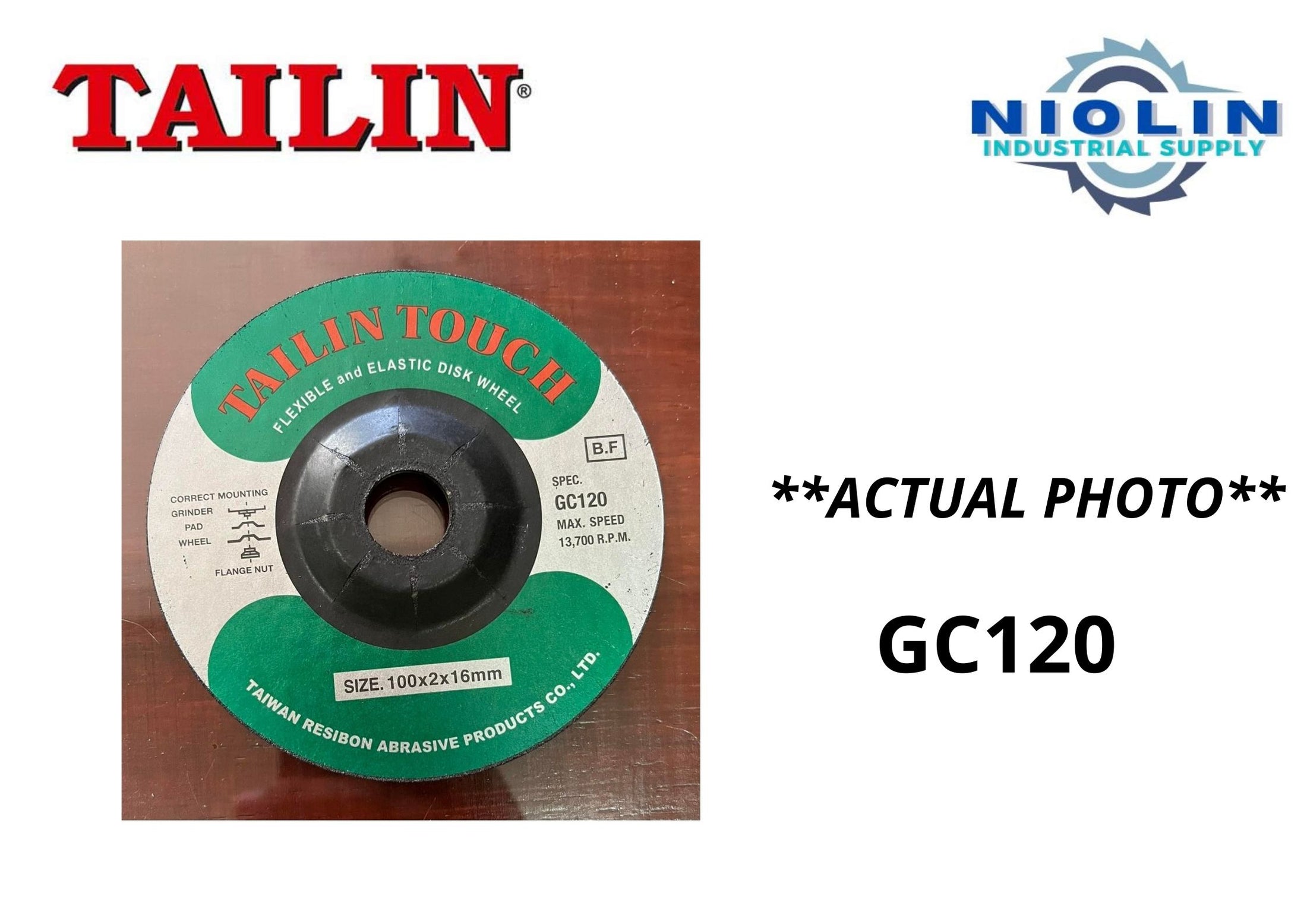 ORIGINAL TAILIN Flexible Grinding Disc for Glass / Concrete 4" | Lazada PH