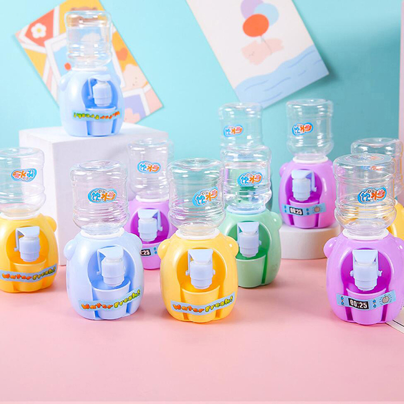 1 Set Cute Cartoon Mini Children Water Dispenser Toy Pretend Play ...