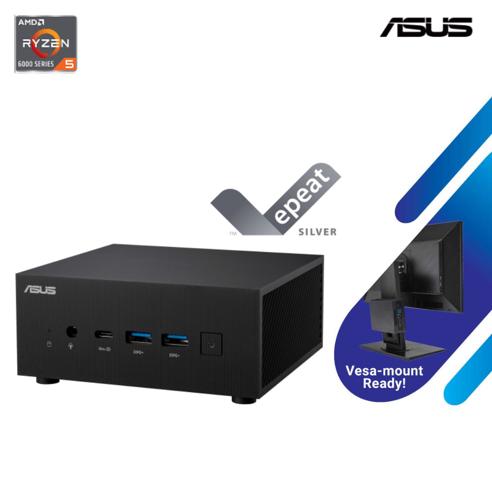 ASUS ExpertCenter PN53 Ultra-compact Barebone Mini PC - AMD Ryzen 6000H ...