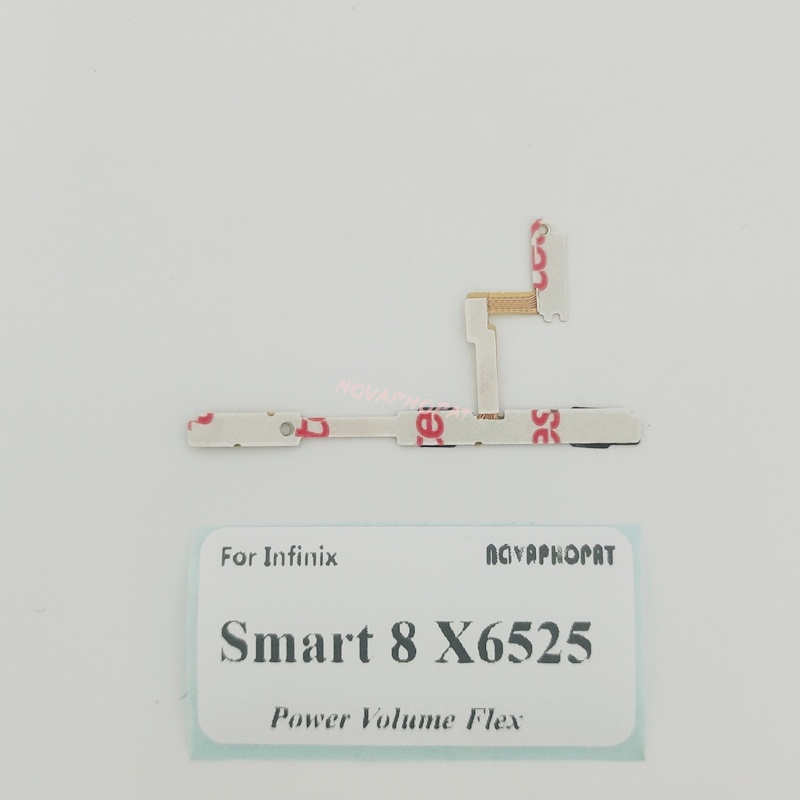 Novaphopat For Infinix Smart 8 X6525 / Smart 8 Pro X6525B Power On Off Volume Up Down Switch ...