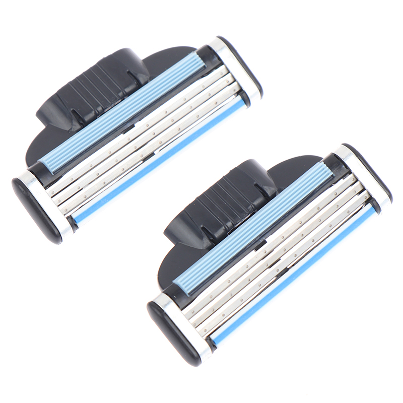 4Pcs Men Razor Blades for Mach 3 Shaver Shaving Cartridges Refill ...