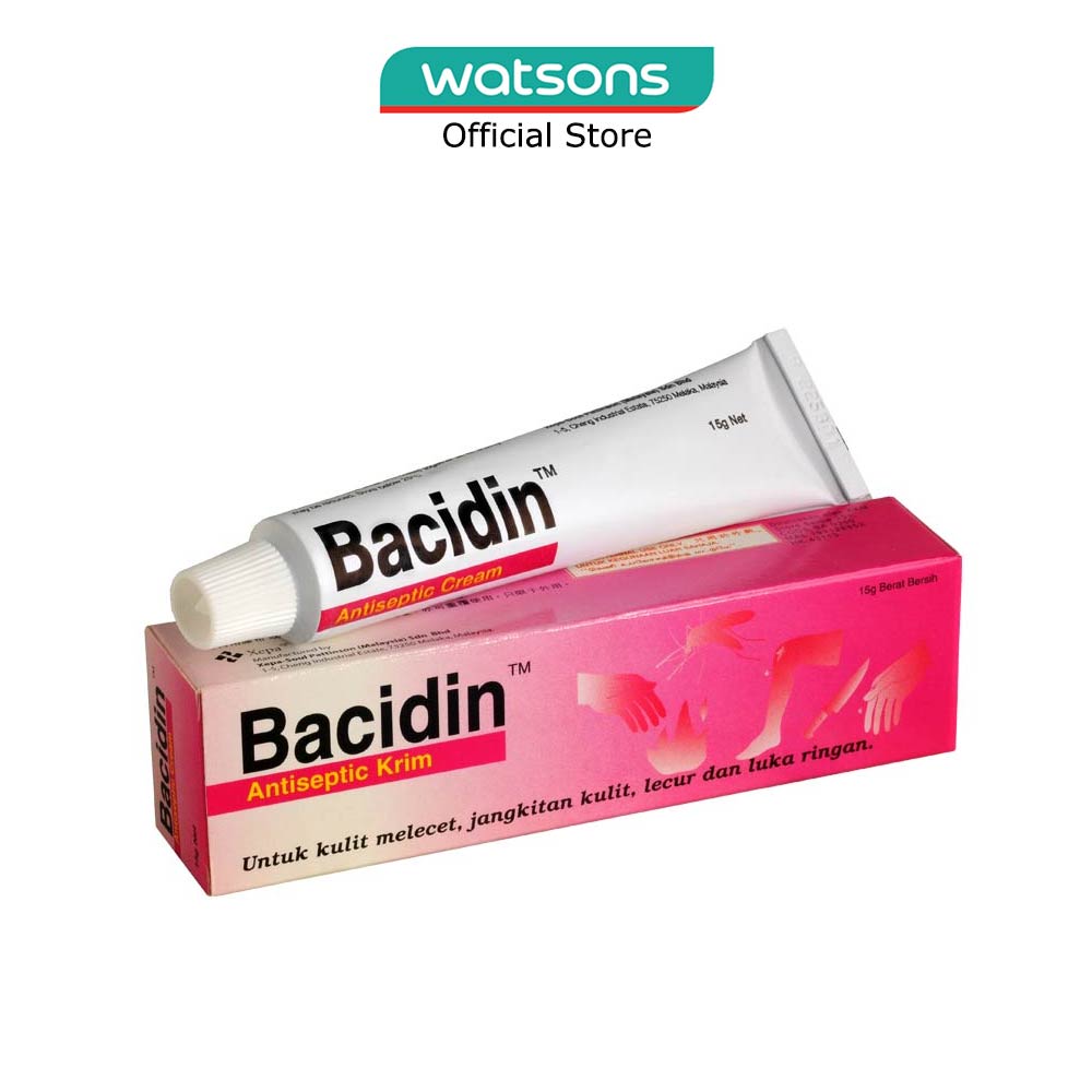 BACIDIN Antiseptic Cream (For Burns, Abrasions, Wounds, Minor Skin ...