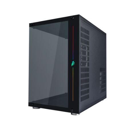 1STPLAYER STEAMPUNK SP8 MID-TOWER GAMING CASE W/TG/ ATX BLACK / WHITE ...