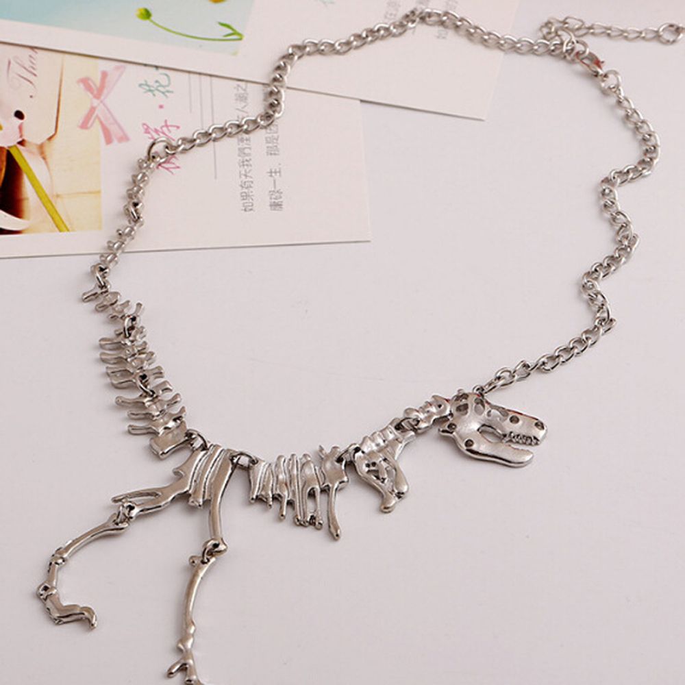【versatile style】Charm Goth Steampunk Pendant Chain Necklace Dead ...