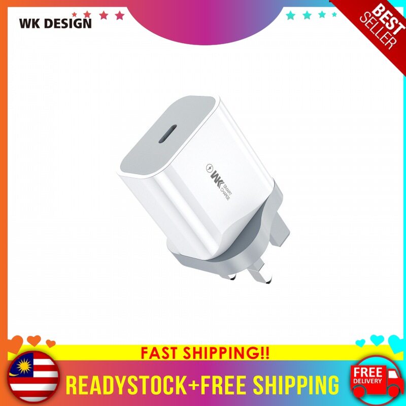 100% ORIGINAL WK DESIGN WP U55 20W Fast Charging Charger Head | Lazada