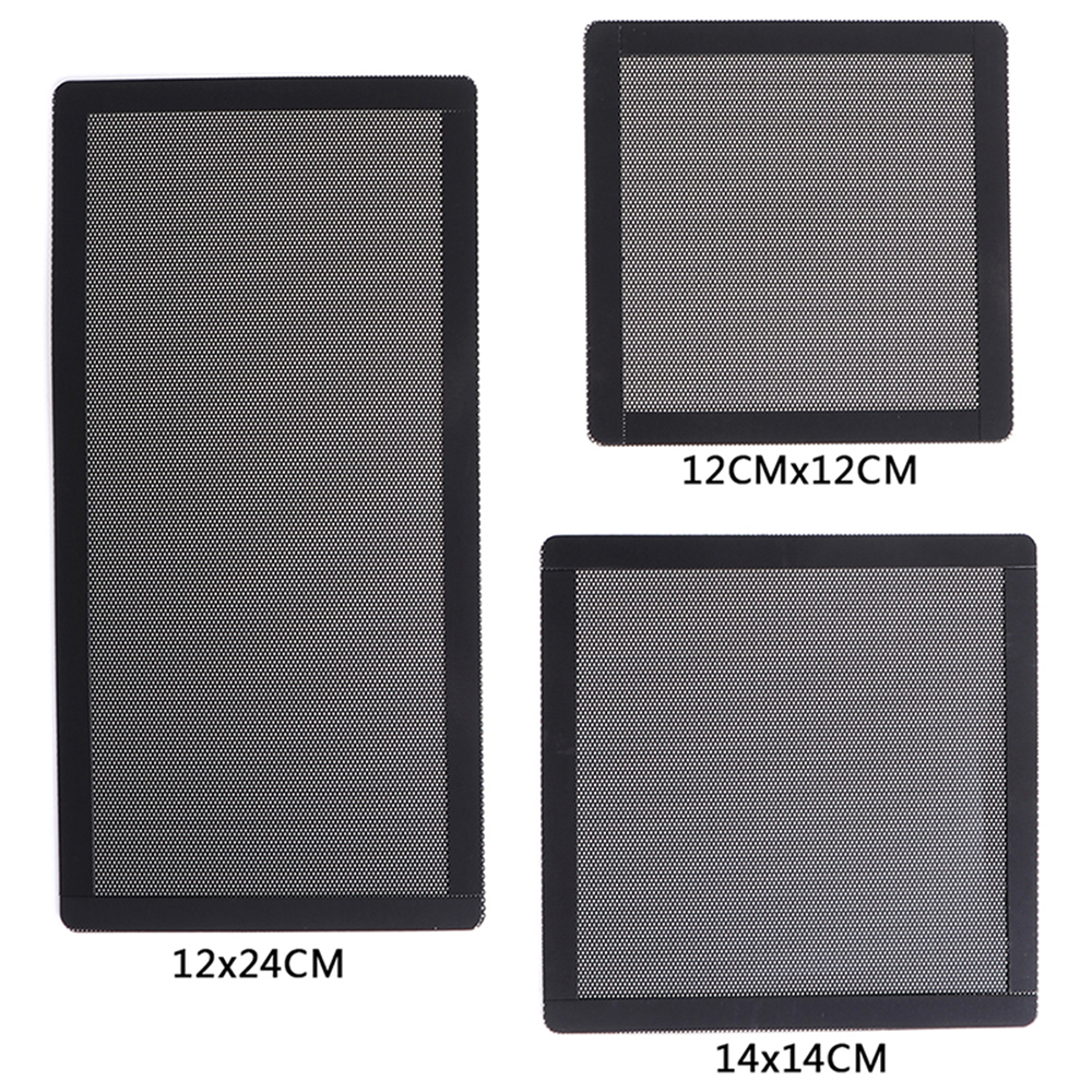 Practical Computer Case PVC Dust Filter Mesh PC Case Cooling Fan ...