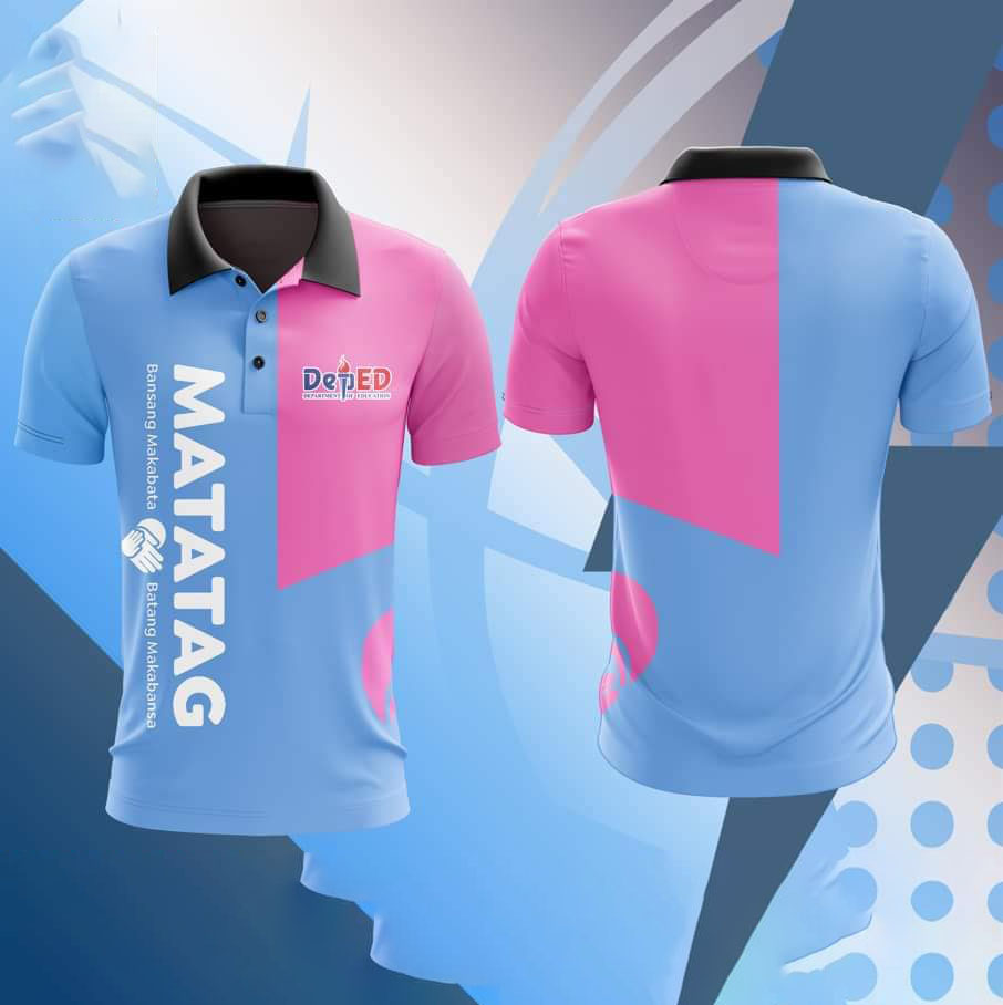DEPED MATATAG UNIFORM SUBLIMATION POLO SHIRT FOR MEN AND WOMEN CODE:PL ...