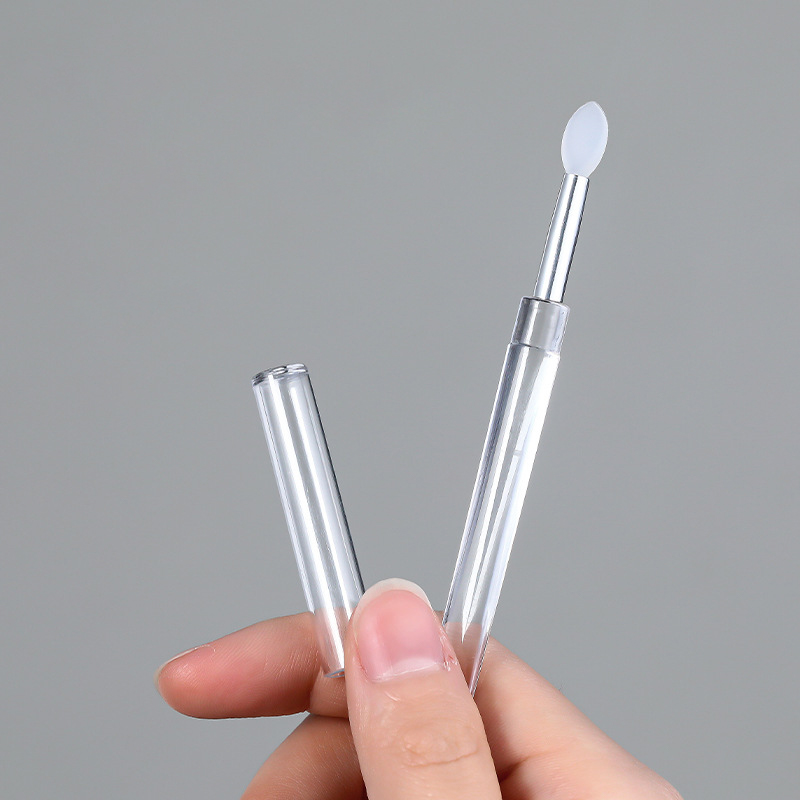 Nail Art Pigment Silicone Applicator Stick Reusable Chrome Glitter ...