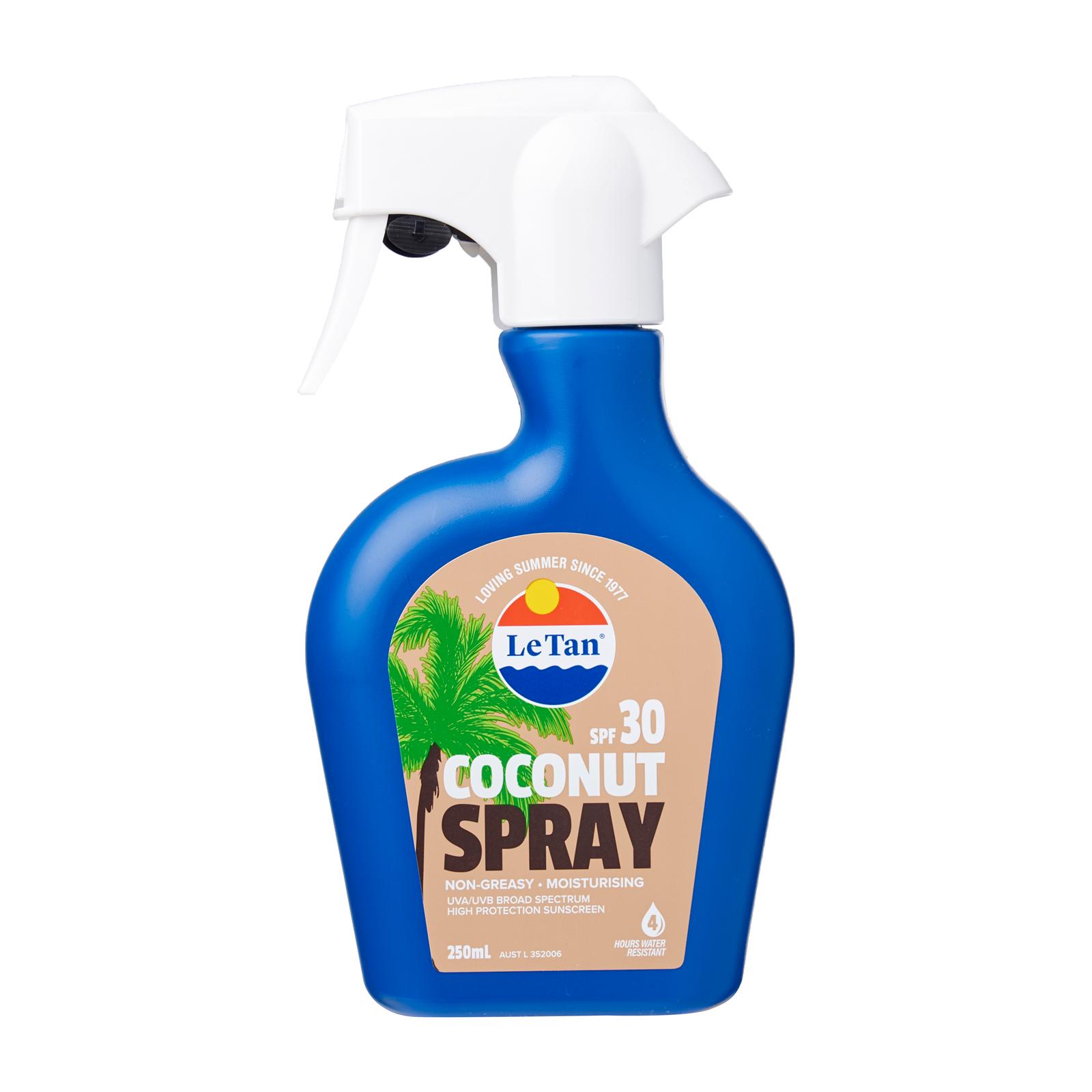 Le Tan SPF 30+ Coconut Sunscreen Spray 250ML | Lazada Singapore