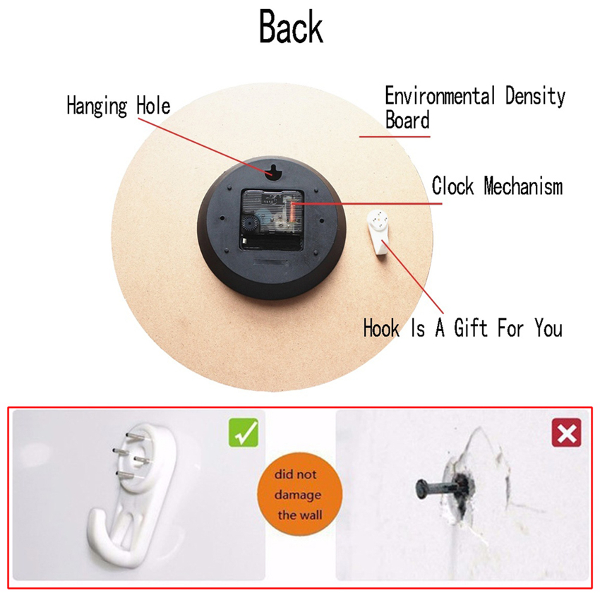 【High-quality】Vintage Hot Gi Design Car Clock Home Decor Office Cafe ...