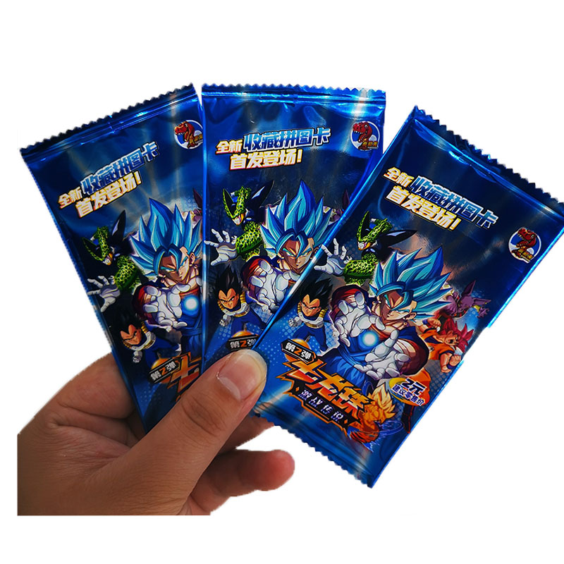 Original Ball Card Luxury Version Son Goku In Gold Super Saiyan UR SR PR Exquisite Card Toy ...