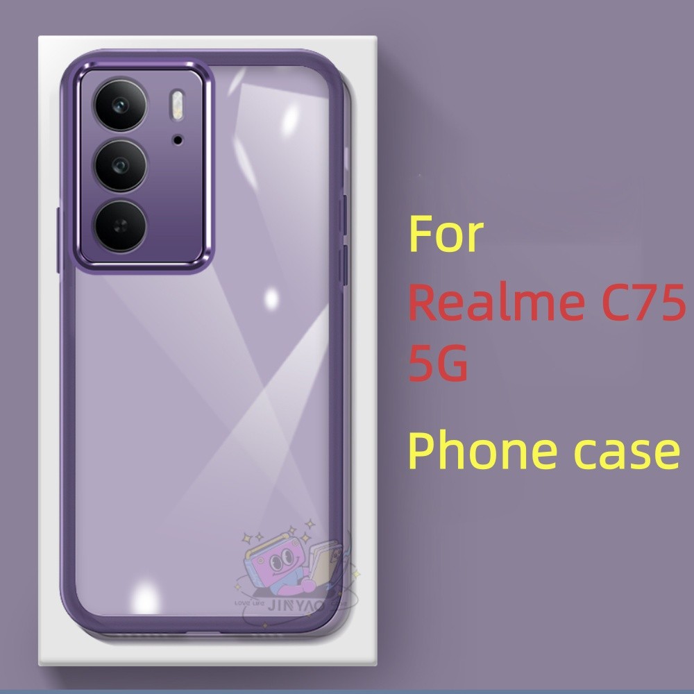 【Public】For Realme C75 5G Phone case transparent Lens protector Slim ...
